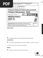 Edexcel iAL Mathematics Formula Book | PDF | Variance | Statistical Theory