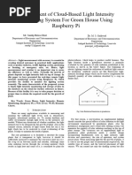 Real Time Light Intensity Monitoring Using Raspberry Pi Report | PDF ...