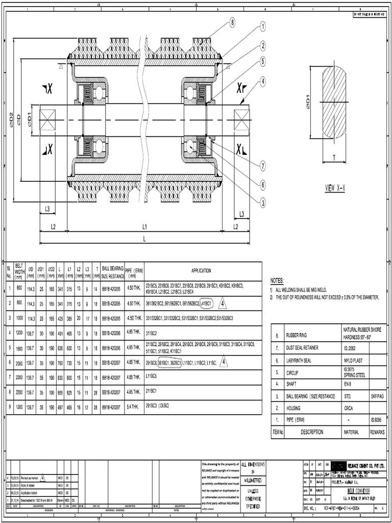 RCX-MPI01-WEM-011-U-00004 R4 (Impact Idlers) | PDF
