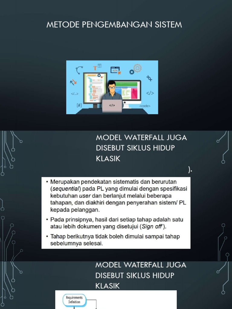 pert 4 Metode Pengembangan Sistem (1) | PDF