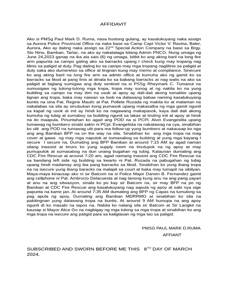 Paul Mark D. Ruma | PDF