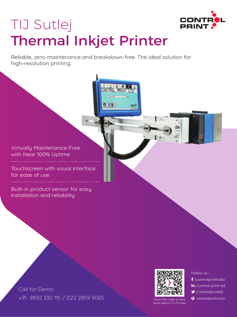 TIJ Brochure v5 Sutlej Compressed | PDF | Printer (Computing) | Computing