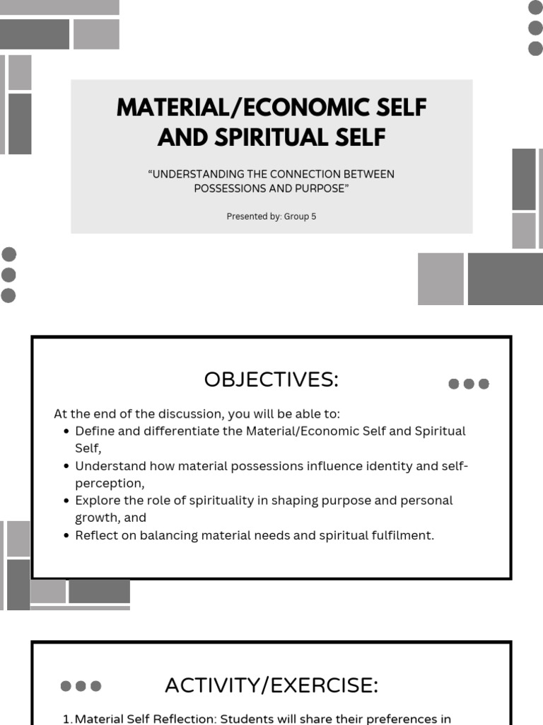 UTS Material and Spiritual Self - 20250210 - 211655 - 0000 | PDF | Soul | Deities