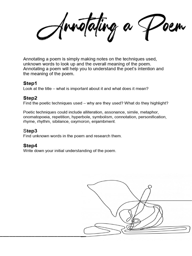 Annotating a Poem-3 | PDF
