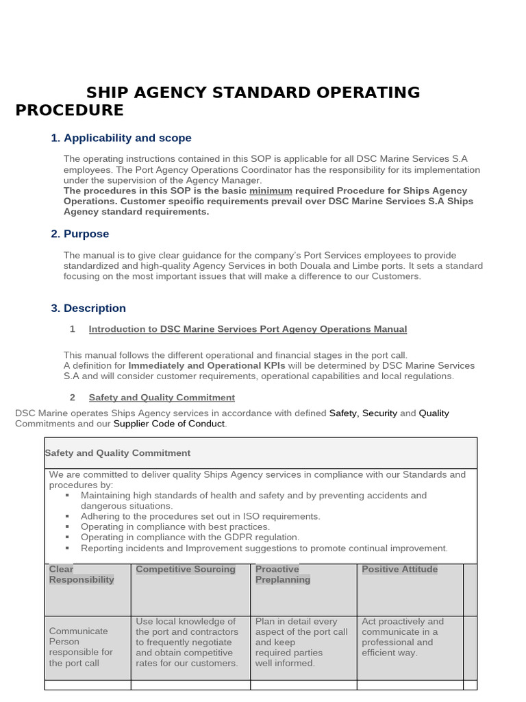 DSC STANDARD OPERATING PROCEDURE (Récupération Automatique) | PDF ...
