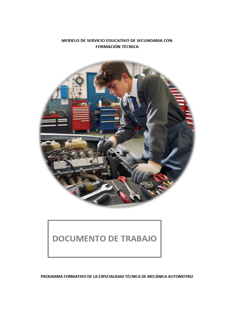 12 Programa Formativo - Mecánica Automotriz - MSE SFT - 20.04 | PDF | Perforar | Neumático