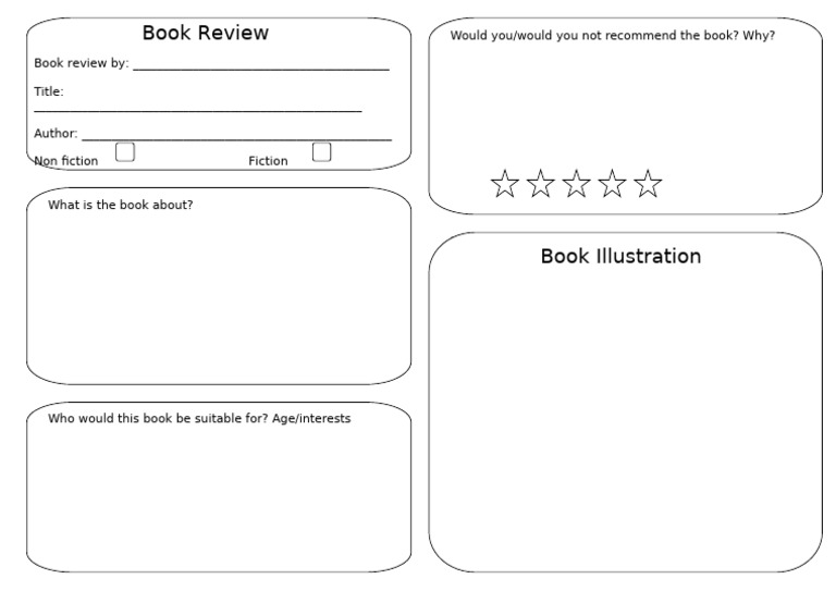 Book Review Template1 | PDF