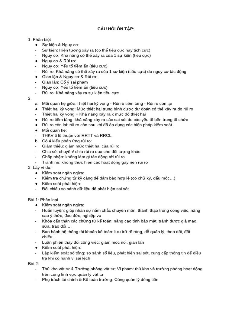 Ôn Tập Chương 4 Ksnb | PDF