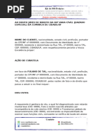 Modelo de Ação de Curatela | PDF | Competência (jurídico) | Deficiência