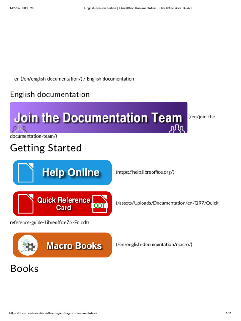 LibreOffice English Documentation Guide | PDF | Download | Trademark