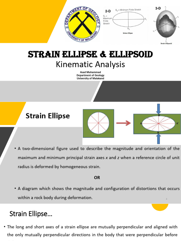 Strain Ellipse-Kinematic Analysis | PDF | Ellipse | Classical Mechanics