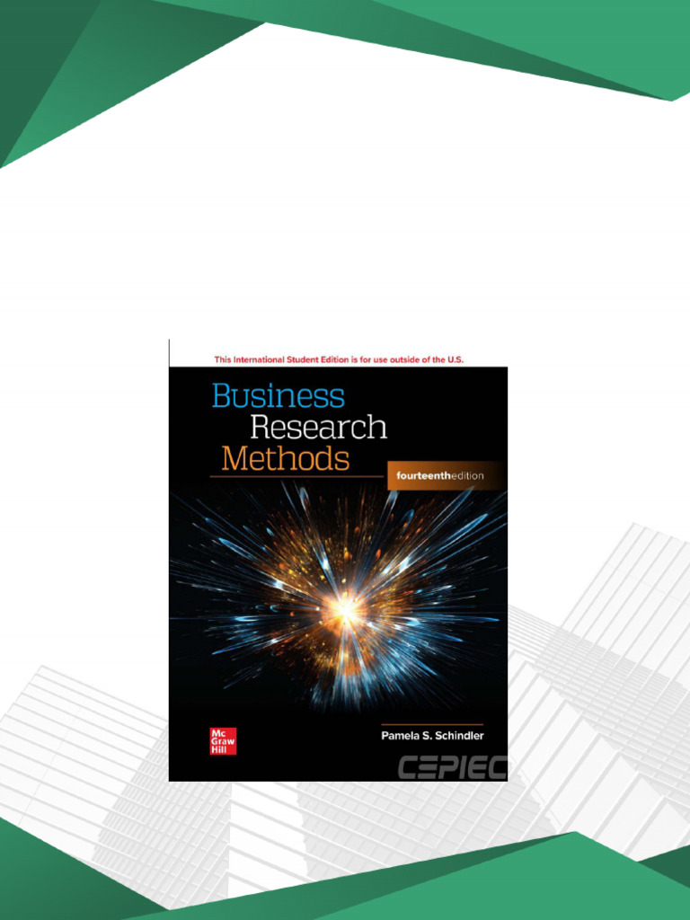 Business Research Method 14th Edition by Pamela Schindler ISBN ...