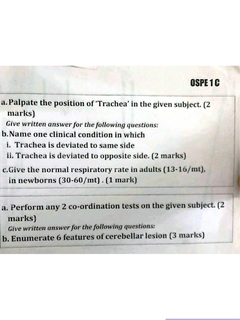 Physio OSPE VIVA | PDF