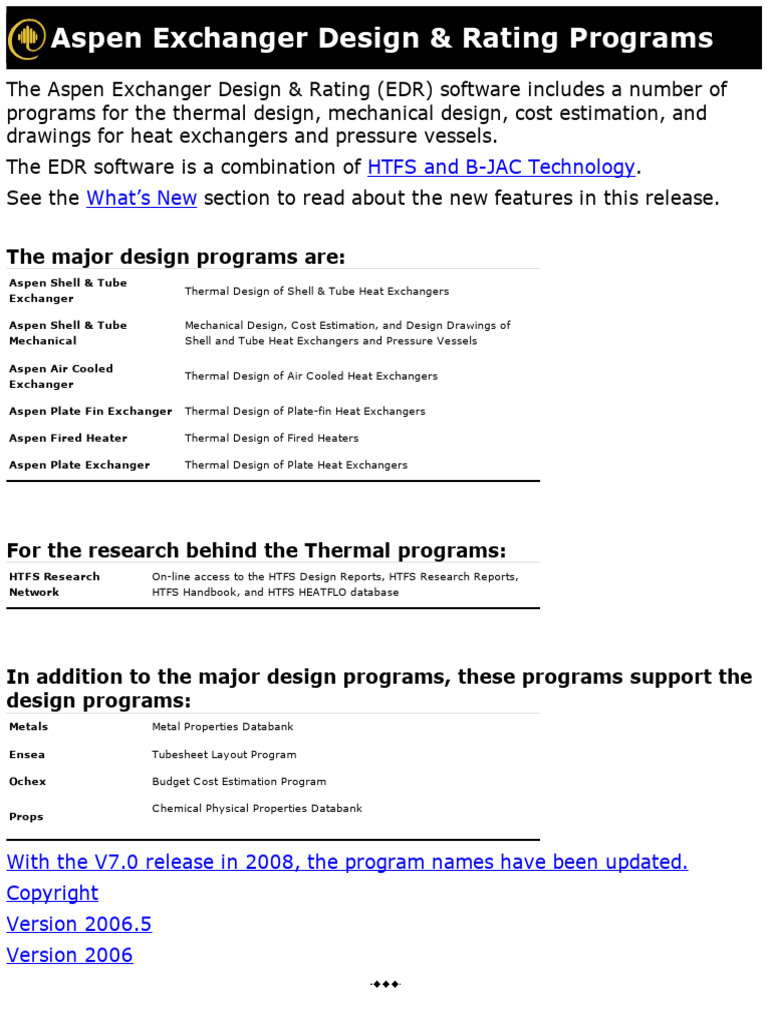 Aspen Exchanger Design & Rating - AspenTech | PDF | Window (Computing) | Computer File