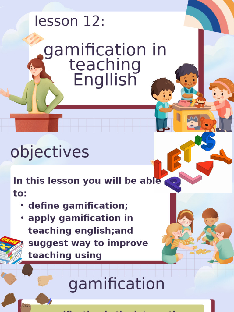 Gamification Strategies for Teaching English | PDF | Learning ...