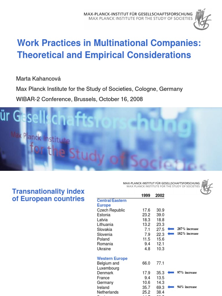 Case Study MNC | PDF | Trade Union | Multinational Corporation