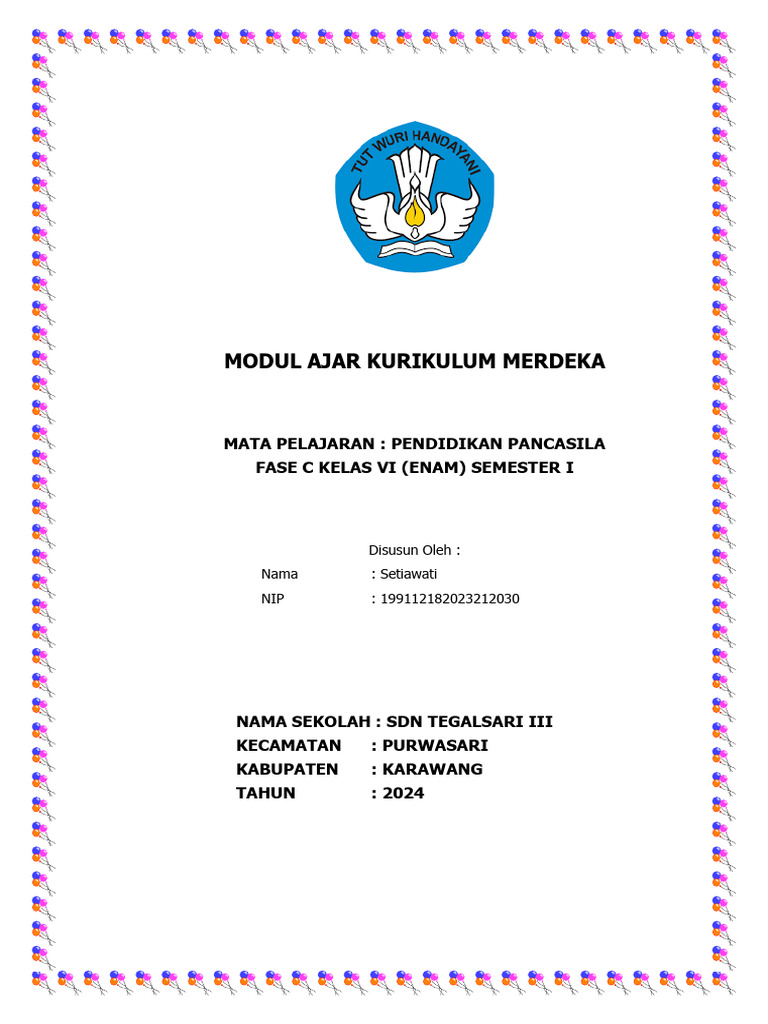 Modul Ajar Observasi Kls 6 | PDF