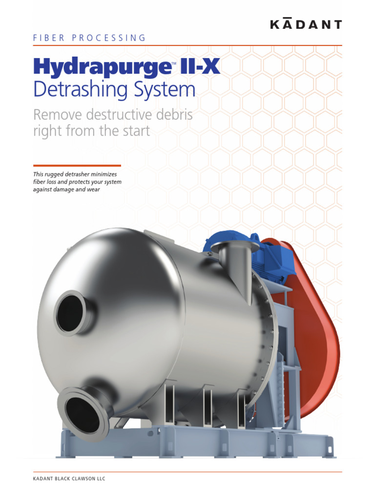 Hydrapurge II-X Detrashing System | PDF | Turbine | Pump