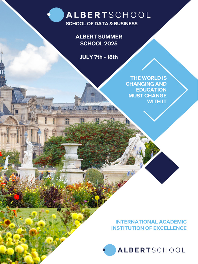 (En) Brochure Albert School Summer Program | PDF | Startup Company | Small Business & Entrepreneurs