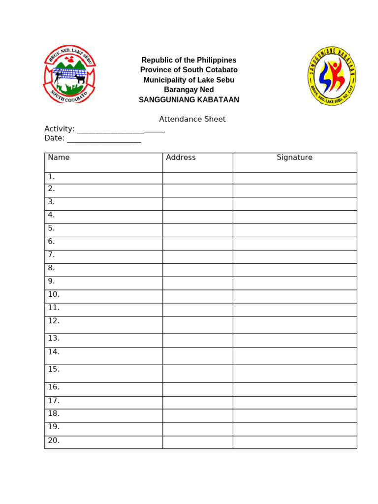 KK Attendance | PDF