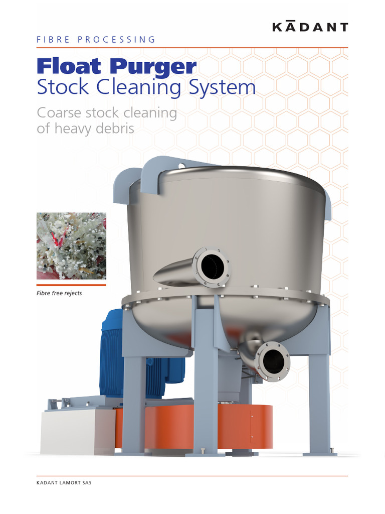 Float Purger for Pulp Cleaning Systems | PDF | Pulp (Paper)