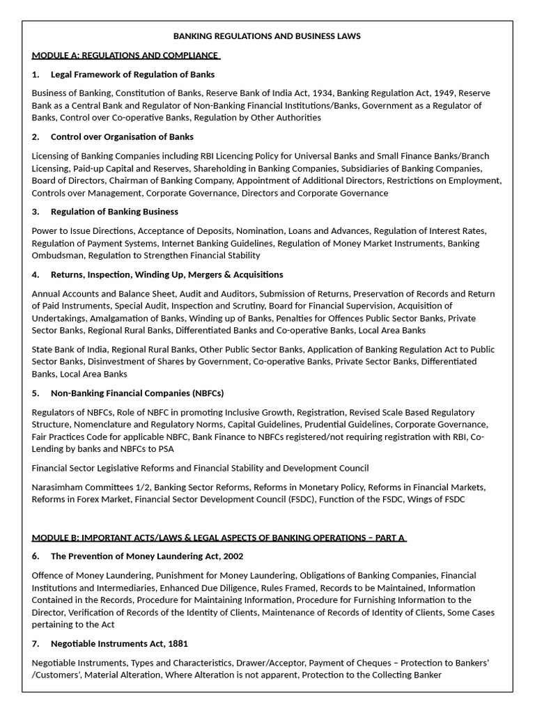 Banking Regulations Overview 2025 | PDF | Guarantee | Banks