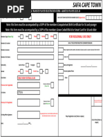 MYSAFA Registration Forms | PDF | Identity Document | Common Law