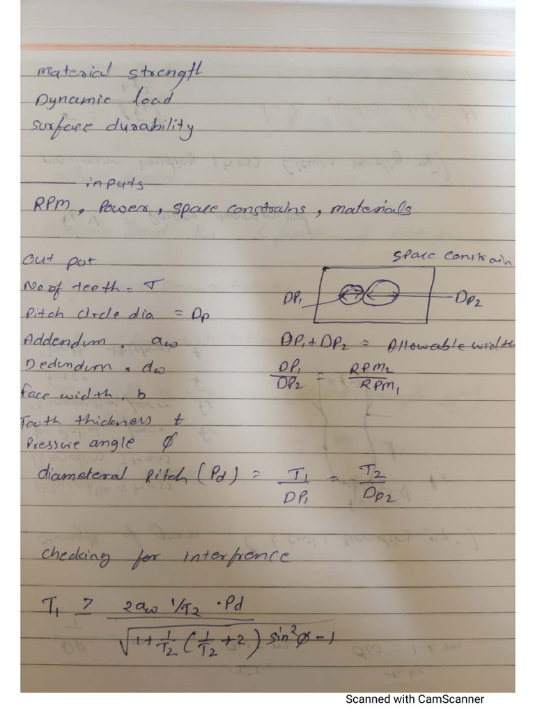 Spur Gear Design | PDF
