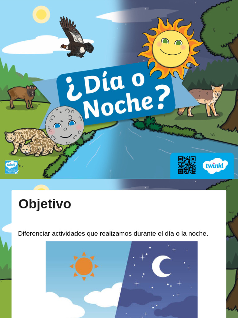 Actividades Diarias: Día y Noche | PDF