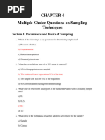 Sampling Techniques Quiz | PDF | Sampling (Statistics) | Research Methods