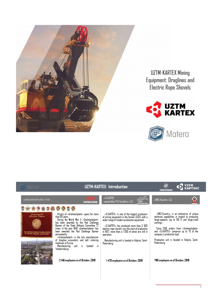 Rope Shovels and Draglines | PDF