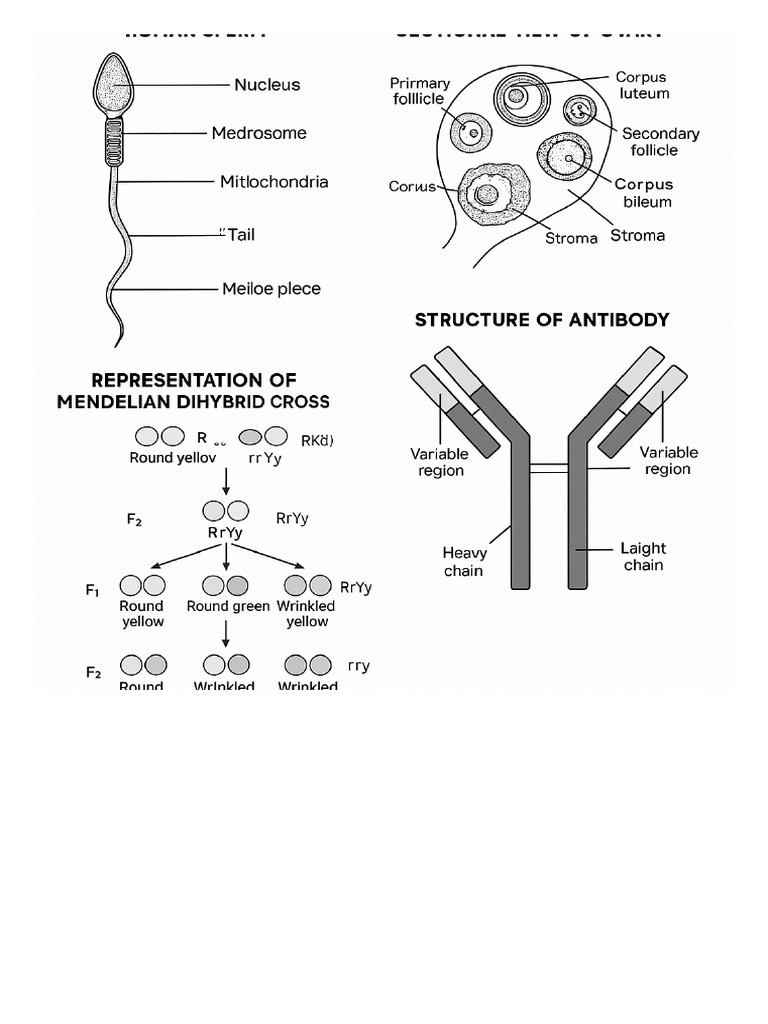 Class12 Biology Diagrams Part1 | PDF