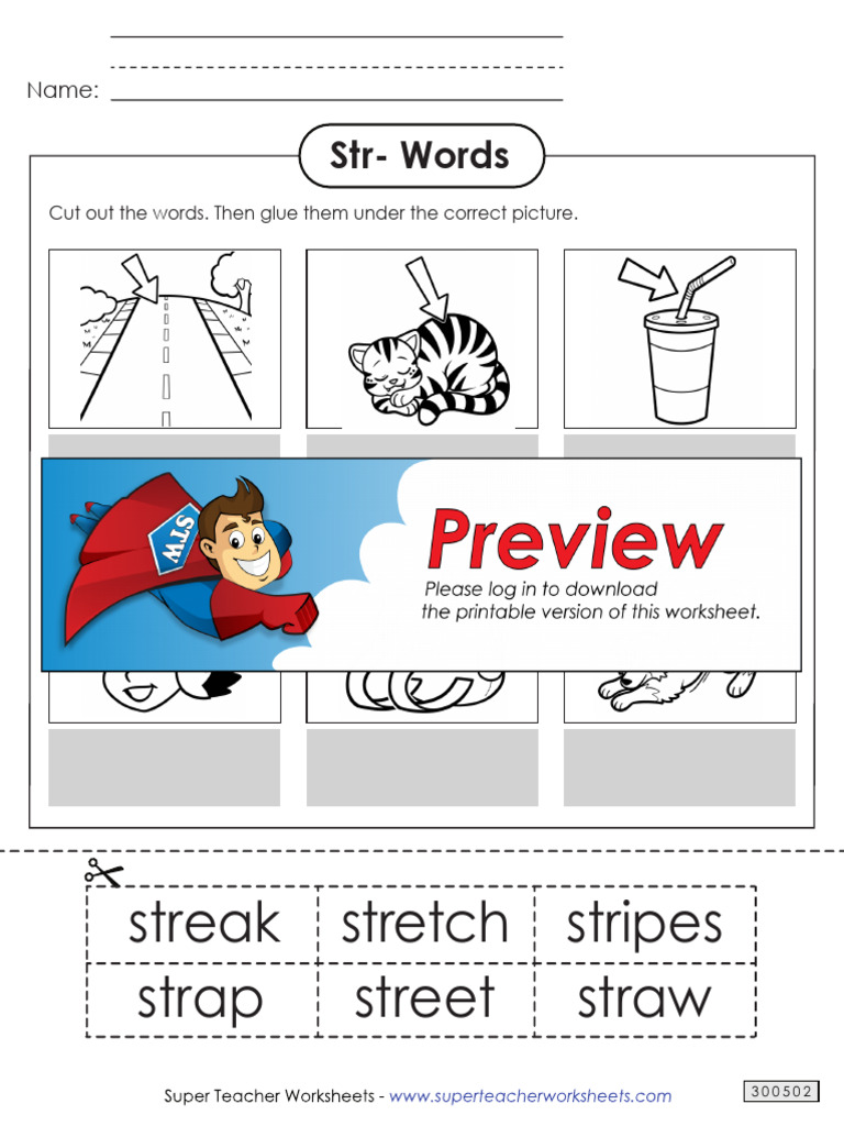 STR Word Blends | PDF