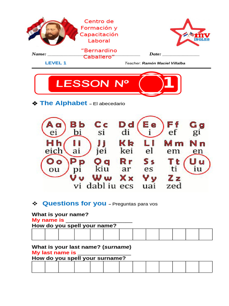 ABECEDARIO y SALUDOS | PDF