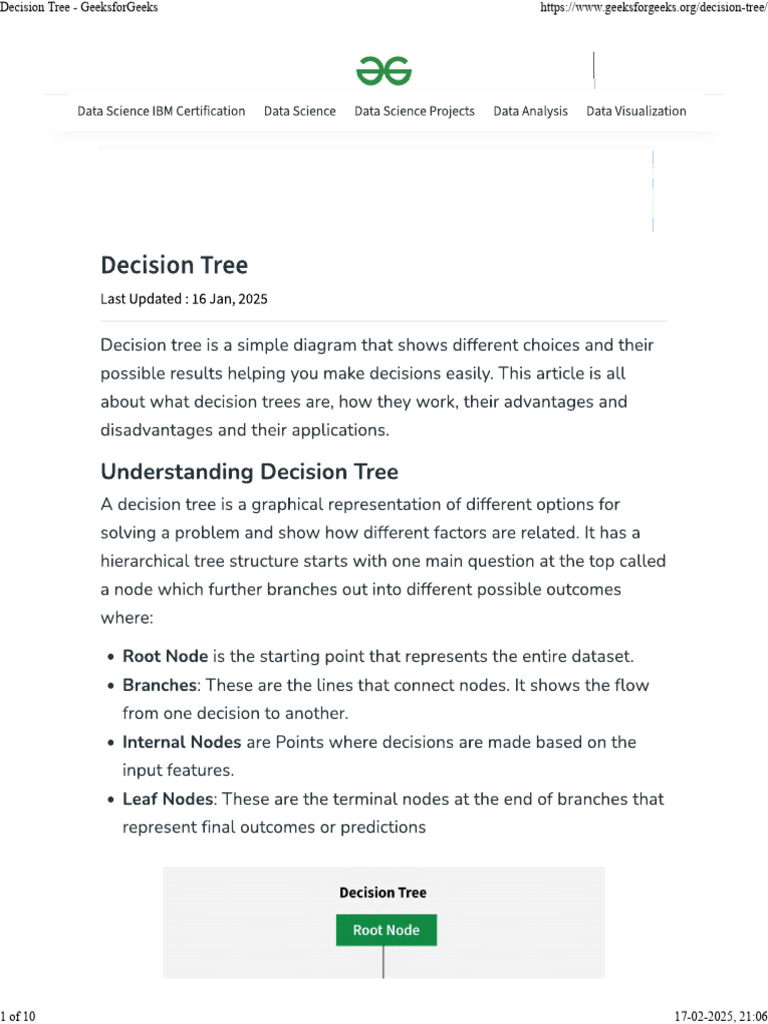 Decision Tree | PDF