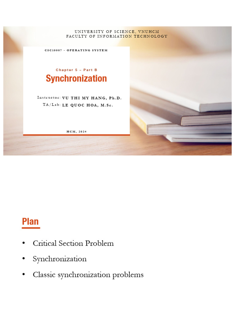 OS C5 Synchronisation (Part B) Unlocked | PDF | Process (Computing) | Thread (Computing)