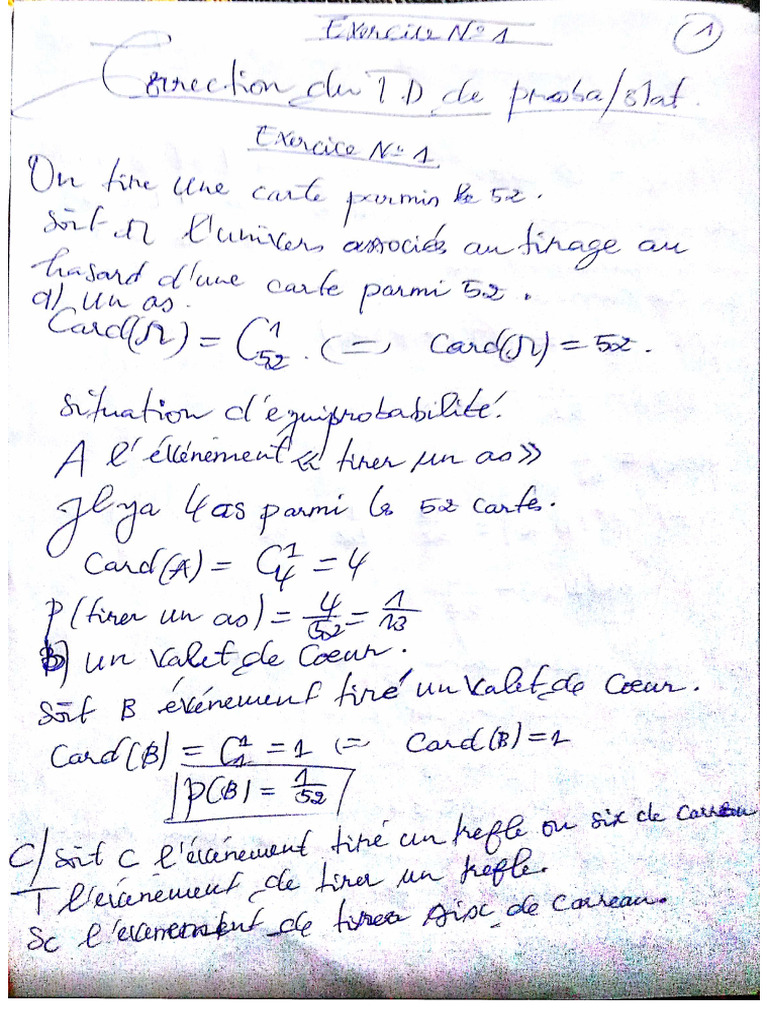 TD de proba-stat | PDF