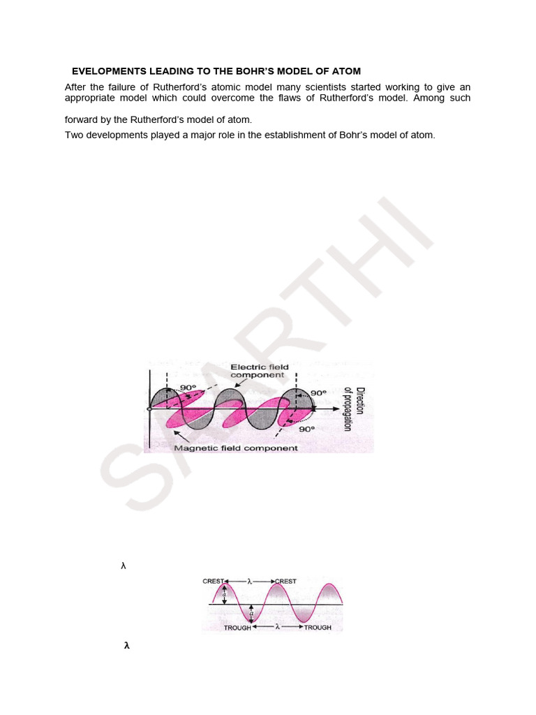3 Structure of Atom Part-3 | PDF | Electromagnetic Radiation | Waves