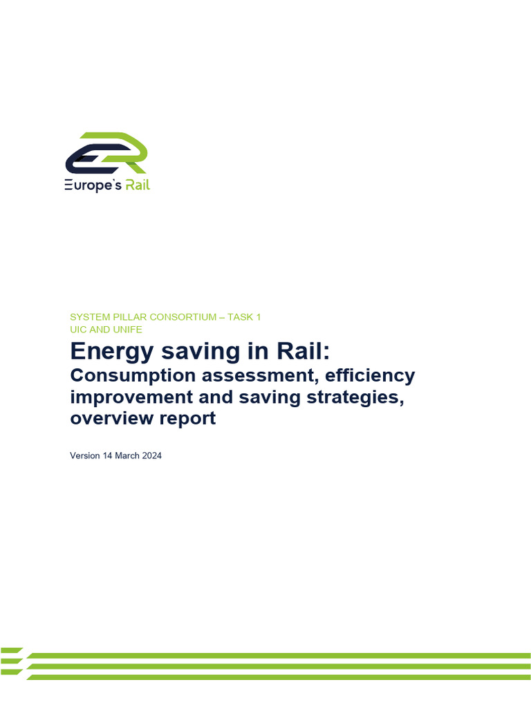 Europe Rail - Energy Saving in Rail Consumption Assessment, Efficiency ...