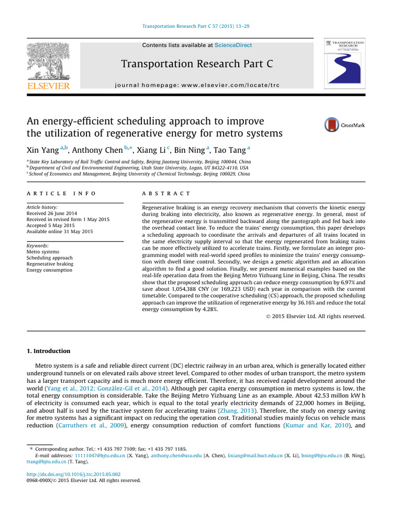 Yang, X. Etc 2015. an Energy-efficient Scheduling Approach to Improve the Utilization of ...
