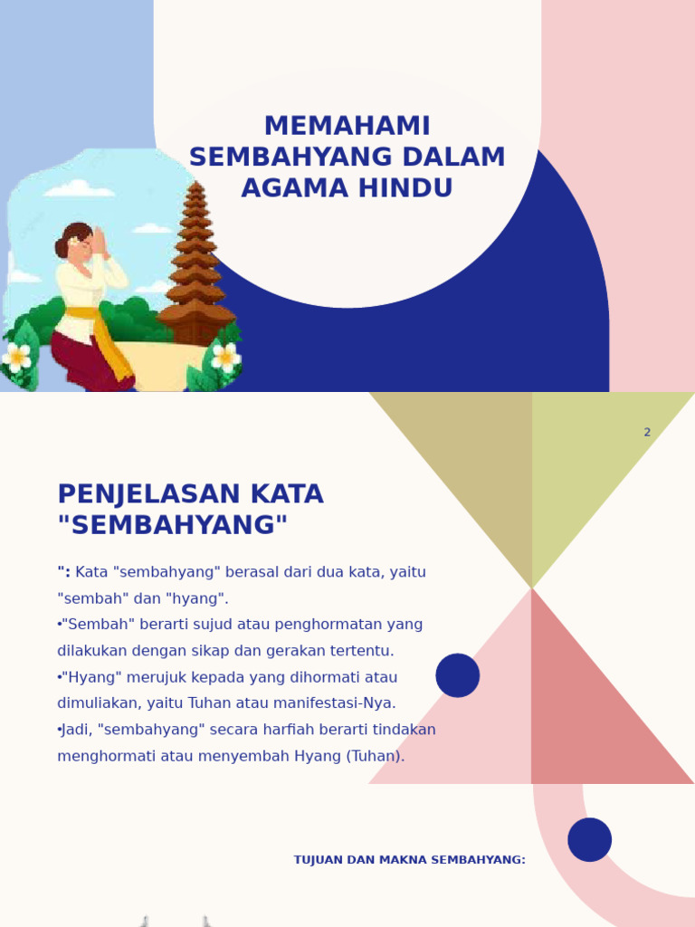 Makna dan Tujuan Sembahyang Hindu | PDF