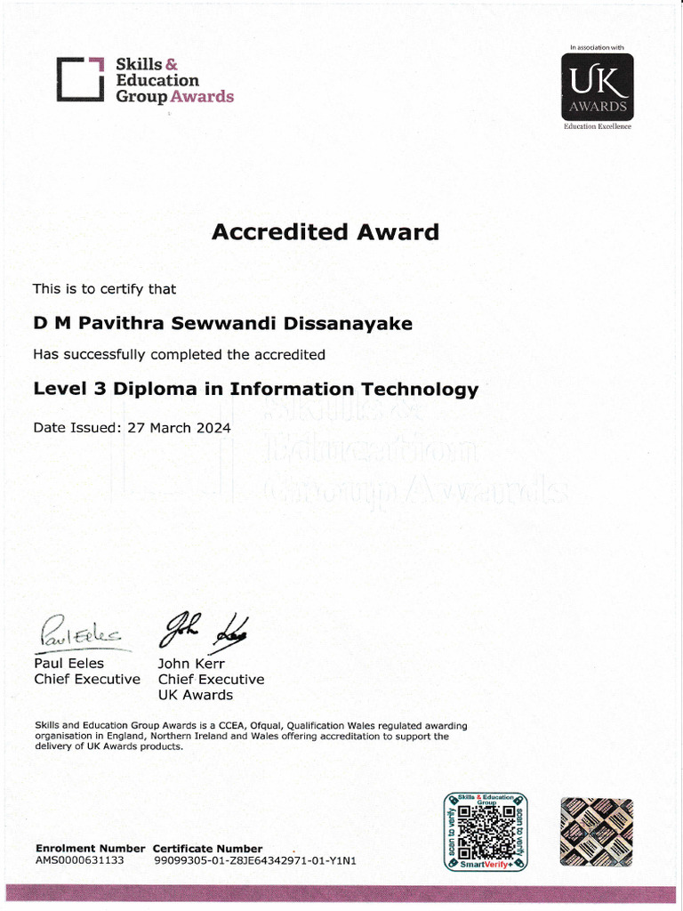 Diploma Certificate | PDF