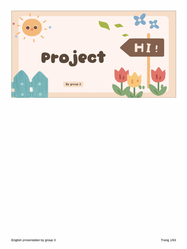 English Presentation by Group 3 | PDF