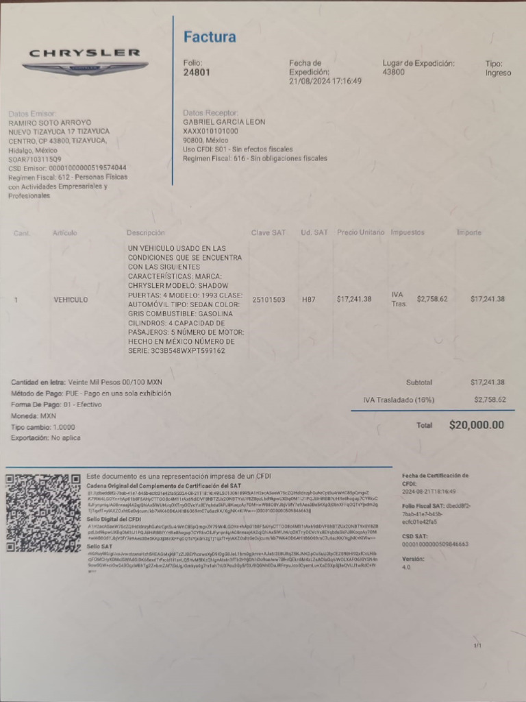 Refactura Shadow | PDF