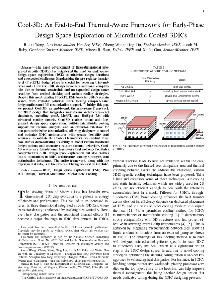 An End-to-End Thermal-Aware Framework For Early-Phase | PDF | Simulation | Integrated Circuit