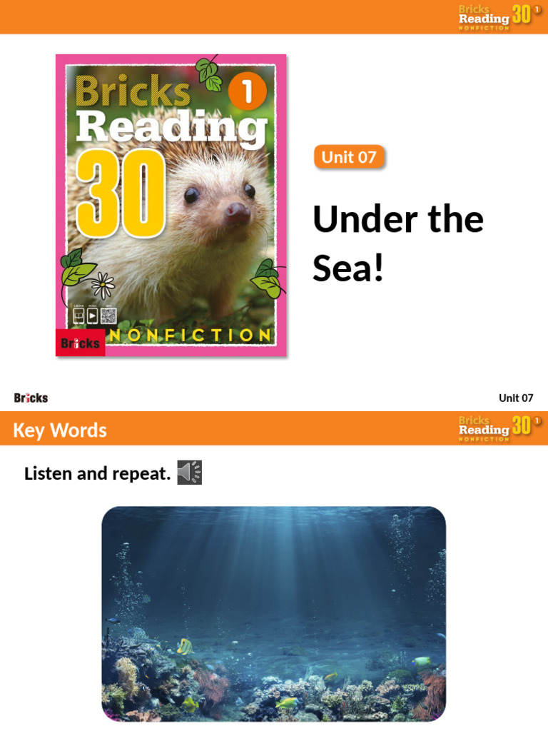 Bricks Reading 30 Nonfiction L1 SB PPT Unit 07 | PDF | Cognition ...