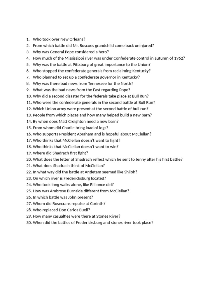 Chapter 8 Questions | PDF