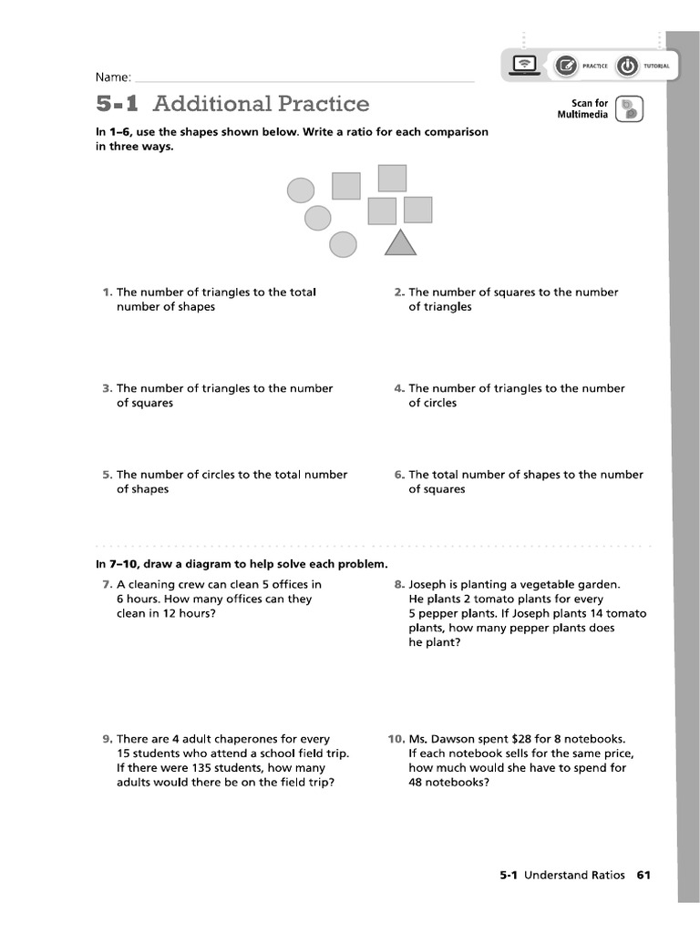5-1 - Additional Practice | PDF