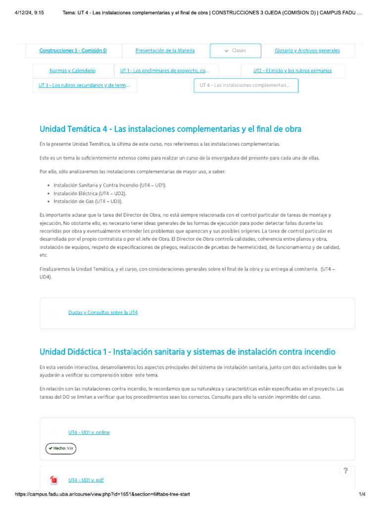 Pantalla inicio ut4 | PDF
