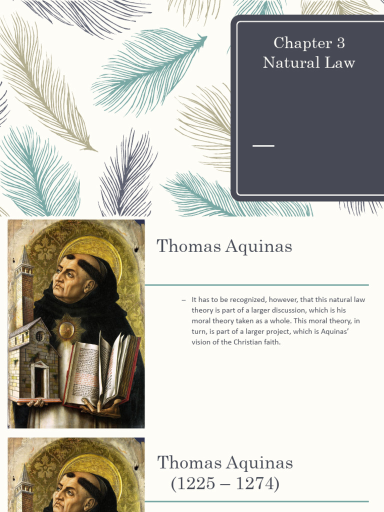 Chapter-3-Natural-Law-1 | PDF | Thomas Aquinas | Natural Law